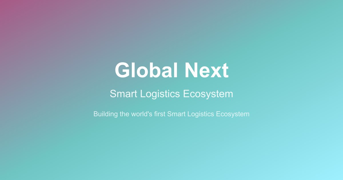 Ecosystem - Four Integrated Platforms | Global Next - Smart Logistics ...